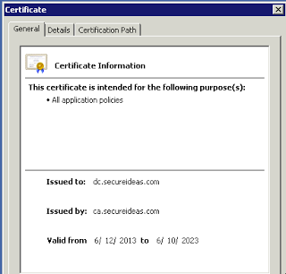 Creating SSL Cert Requests Using Certreq.exe and Enable LDAPS